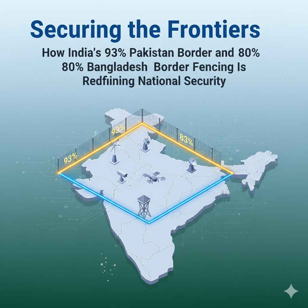India Border Fencing at 93%: A Powerful Shift in India’s National ...